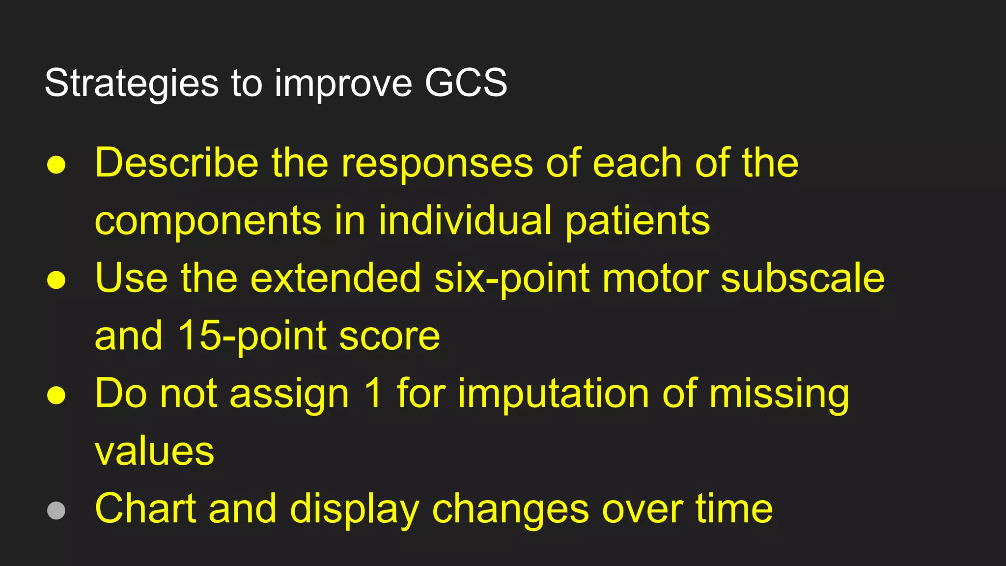 Glasgow coma scale : what is new ? | PDF