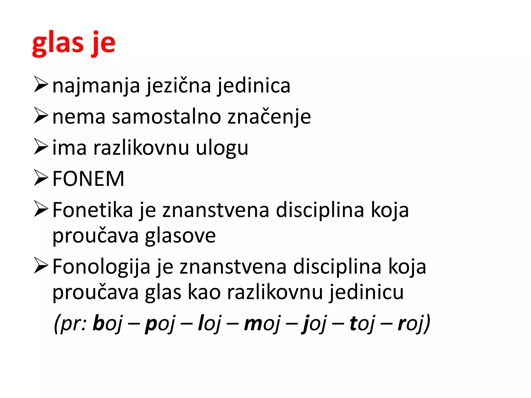 Glasovne promjene | PPTX