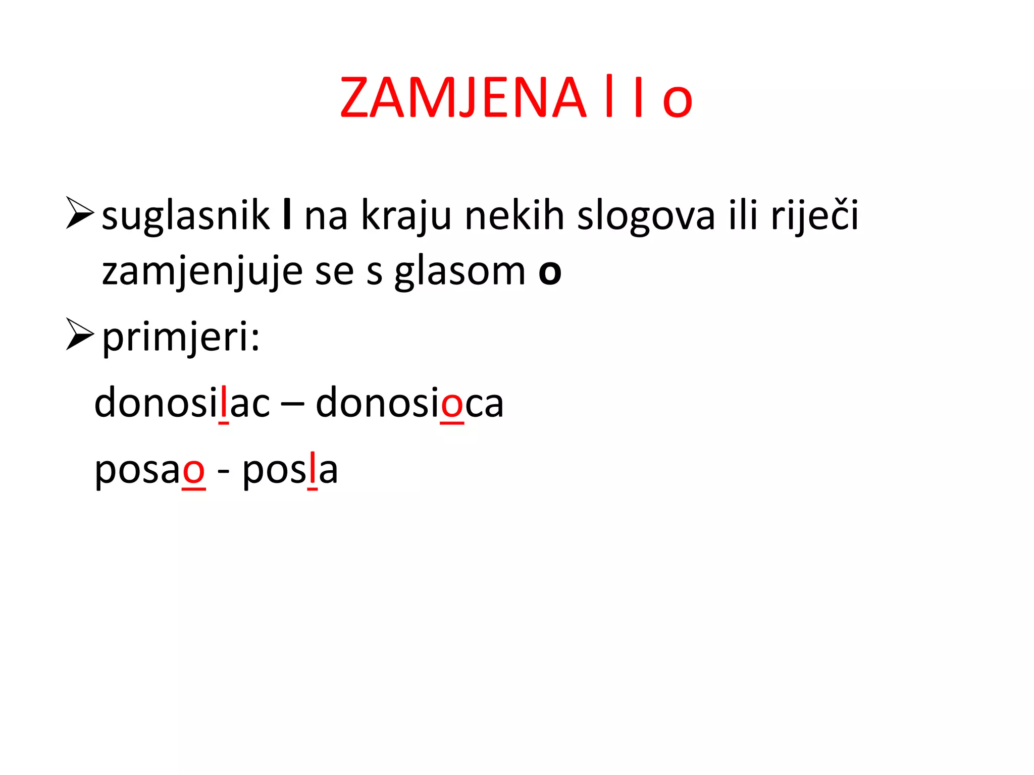 Glasovne promjene | PPTX