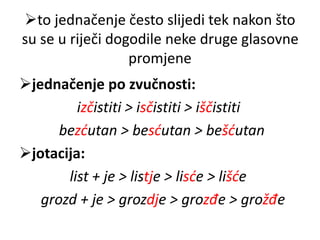 Glasovne promjene | PPTX