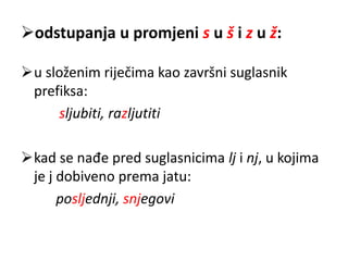 Glasovne promjene | PPTX