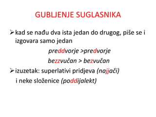 Glasovne promjene | PPTX