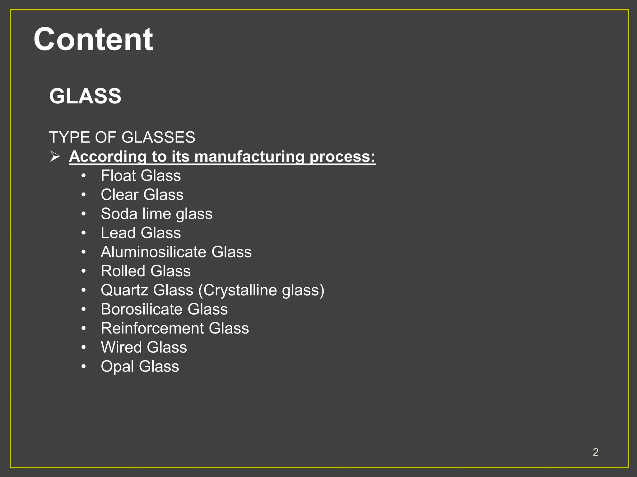 Glass In Construction | PPTX