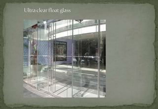 Types of Glass | PPTX