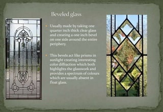 Types of Glass | PPTX