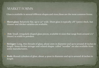 Types of Glass | PPTX