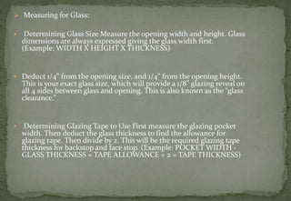 Types of Glass | PPTX