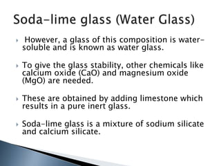 Glass manufacturing | PPTX