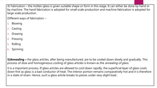 Glass ( FOR CIVIL ENGINEERS) | PPTX