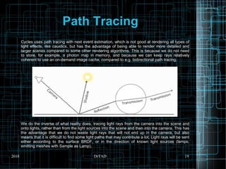 DrTAD BLENDER CYCLES Tutorial – Glass Material BSDF + Reducing Noise | PPT