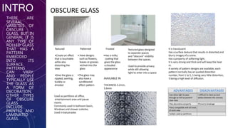 Glass : A Building Material | PPTX