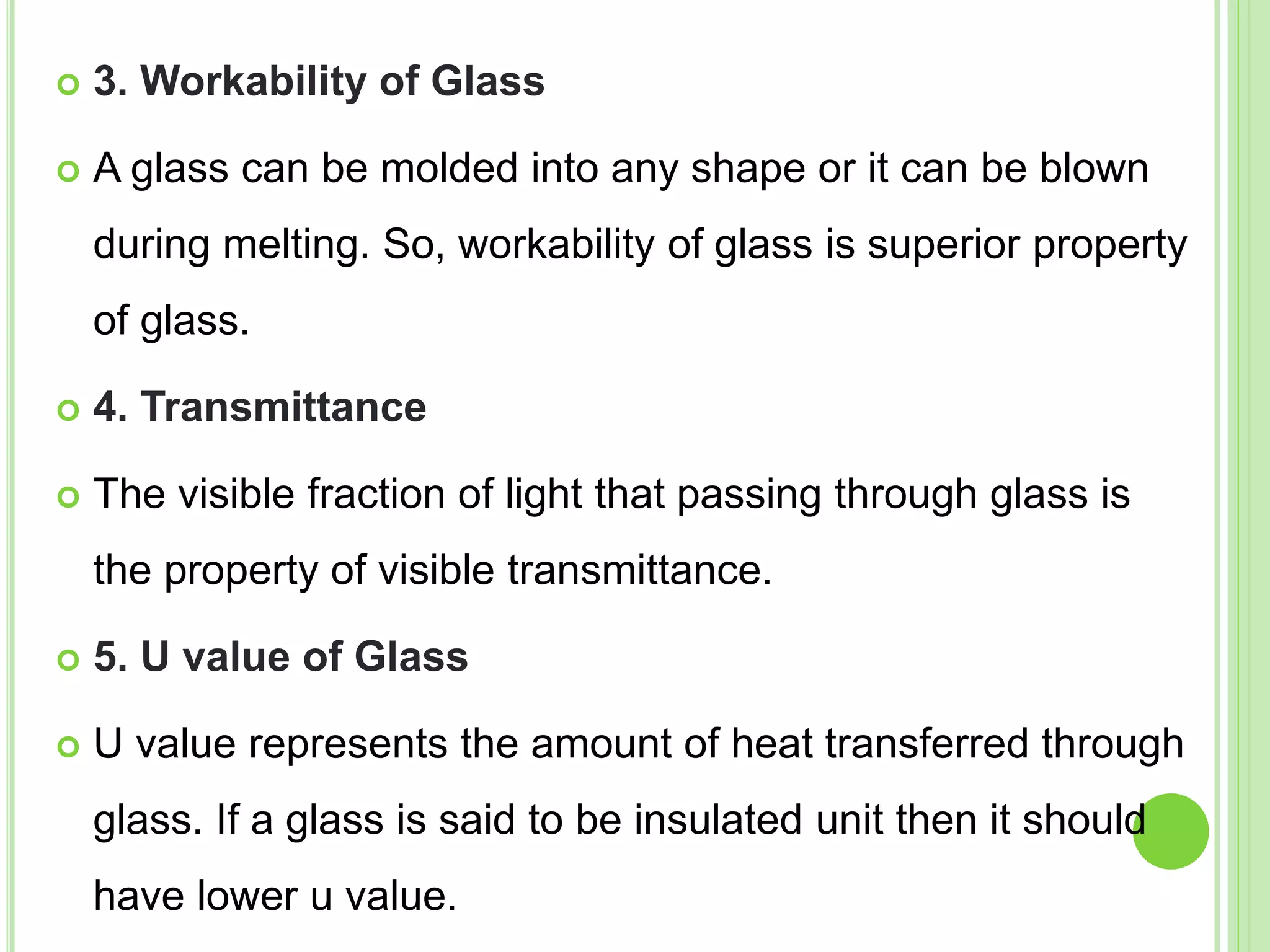 Types of Glass | PPTX