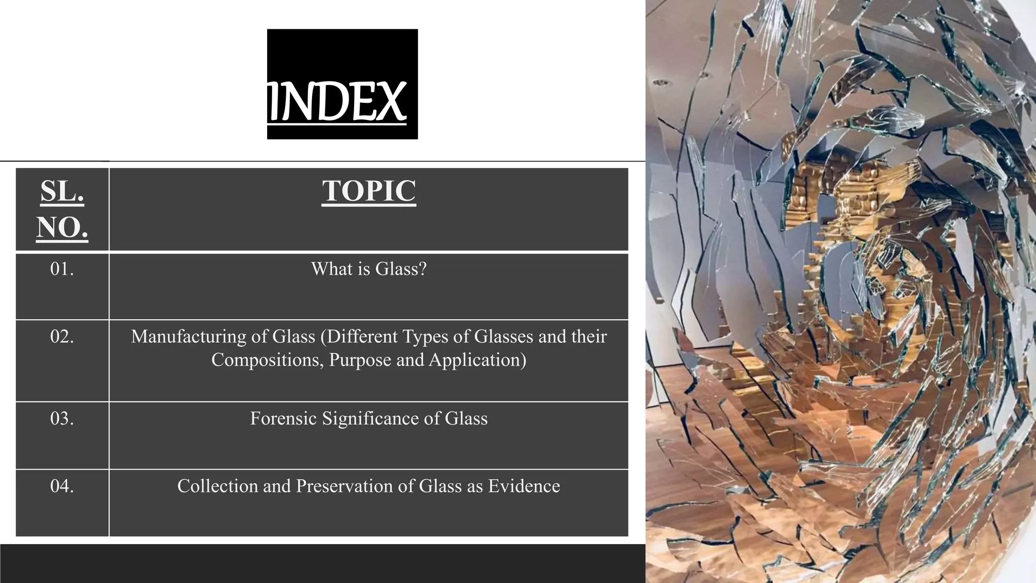 Types of Glass and it's Forensic Analysis | PPTX