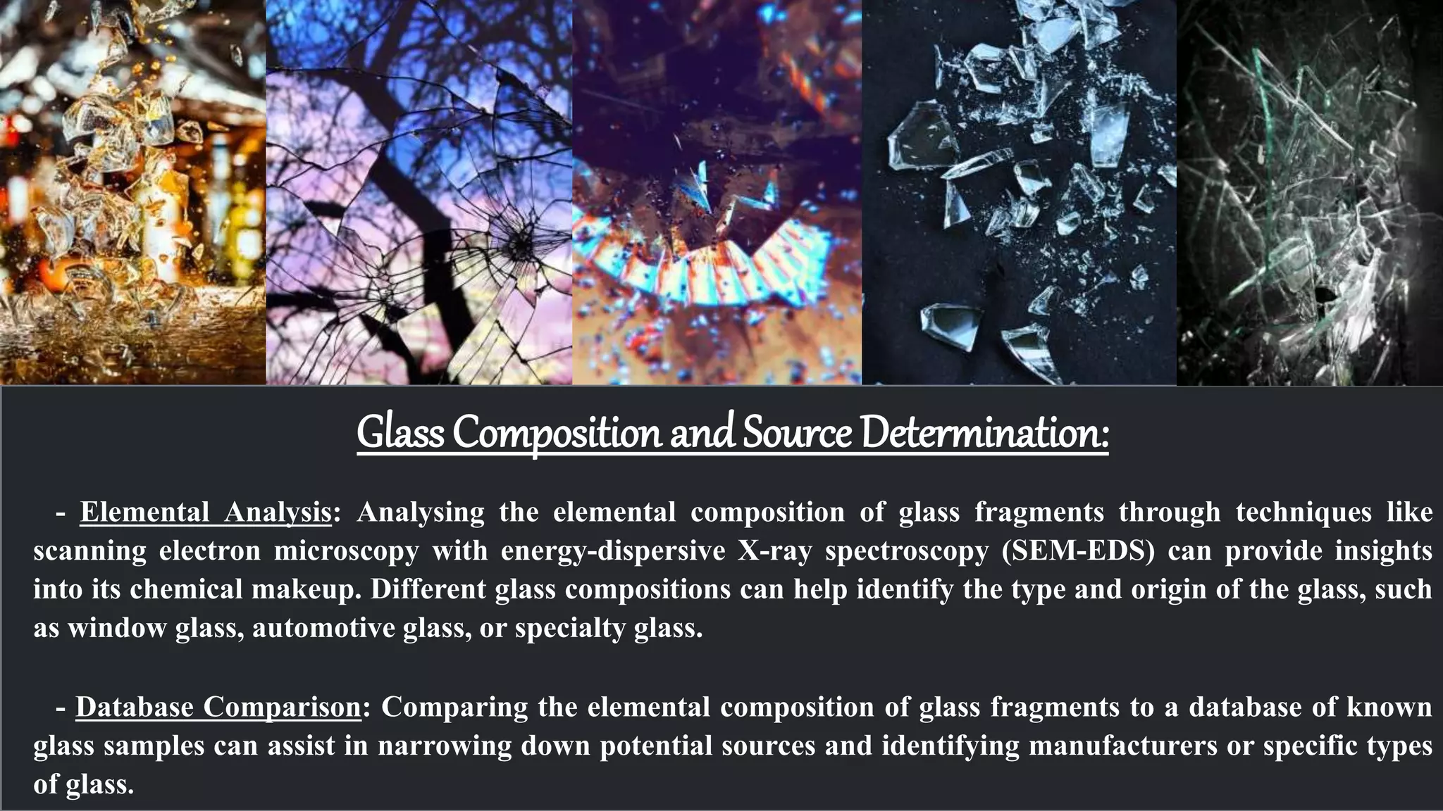 Types of Glass and it's Forensic Analysis | PPTX