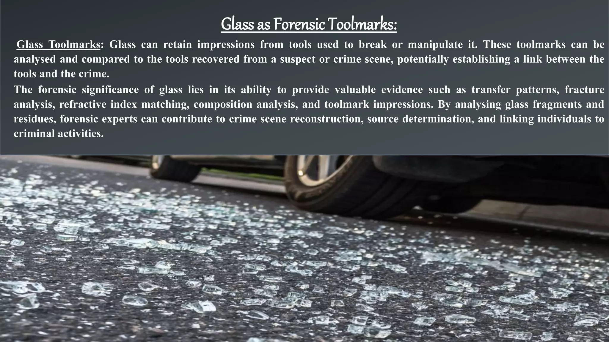 Types of Glass and it's Forensic Analysis | PPTX