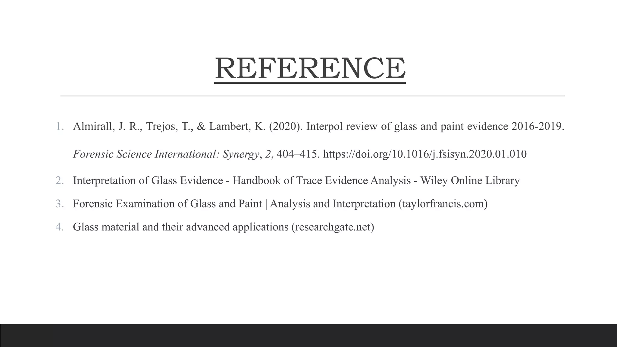 Types of Glass and it's Forensic Analysis | PPTX