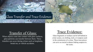 Types of Glass and it's Forensic Analysis | PPTX