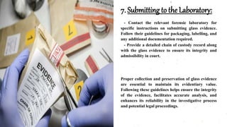 Types of Glass and it's Forensic Analysis | PPTX