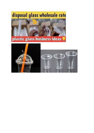 Plastic Glass - Transparent Plain Thick Shake … | PDF