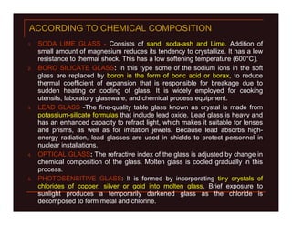 analysis on glass structures, types and composition.pdf
