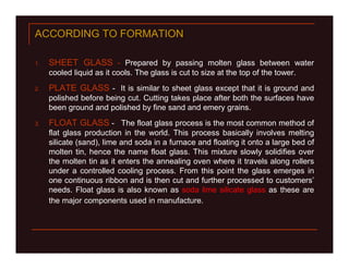 analysis on glass structures, types and composition.pdf