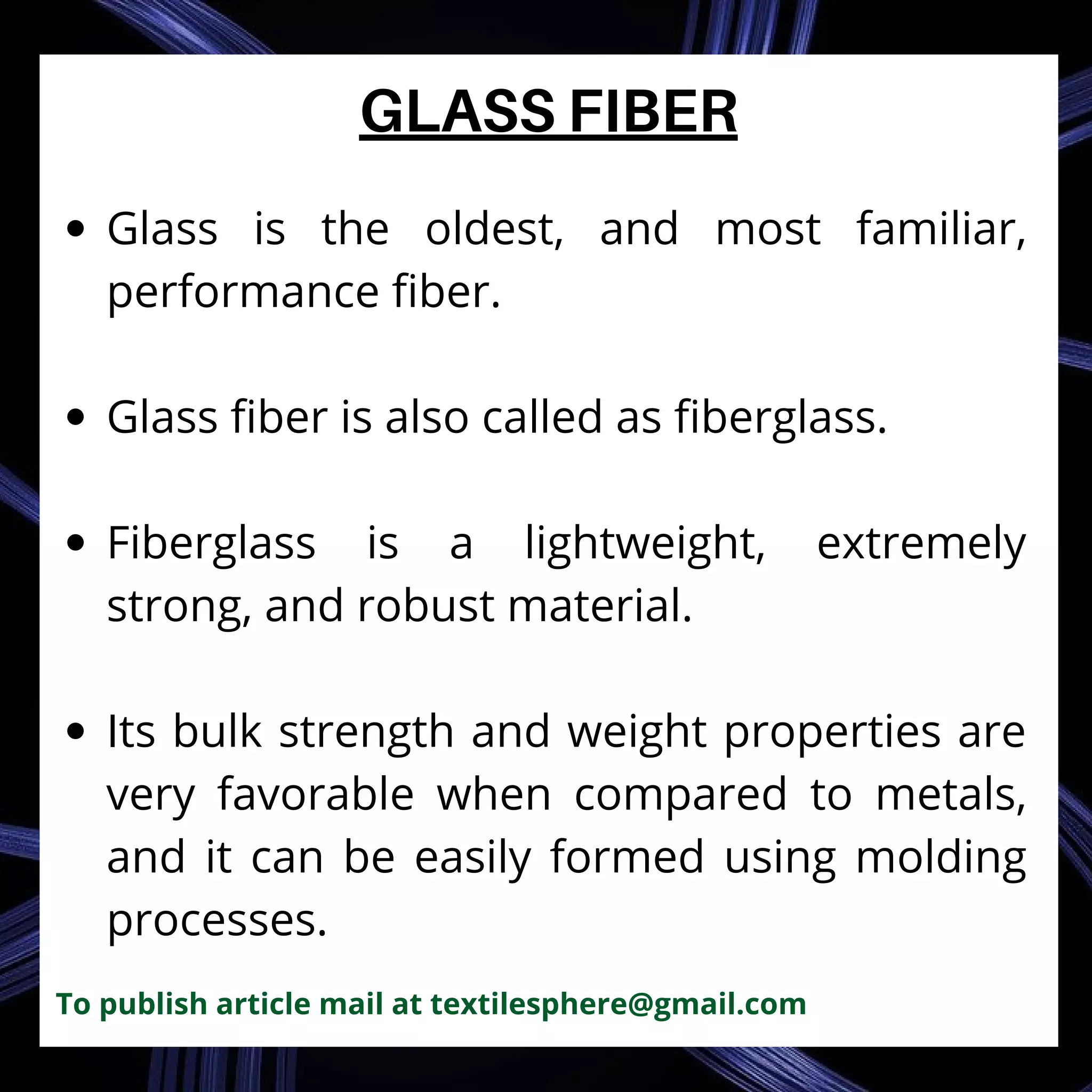 Introduction to Glass Fiber | PDF