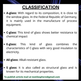 Introduction to Glass Fiber | PDF
