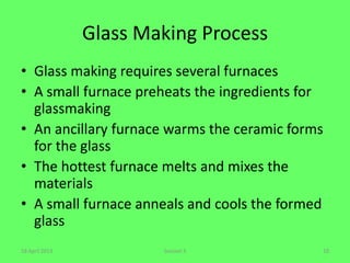 Cabell County Glass Project 03 - Making Glass | PPT