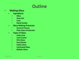Cabell County Glass Project 03 - Making Glass | PPT