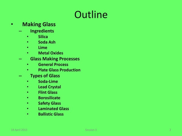 Cabell County Glass Project 03 - Making Glass | PPT