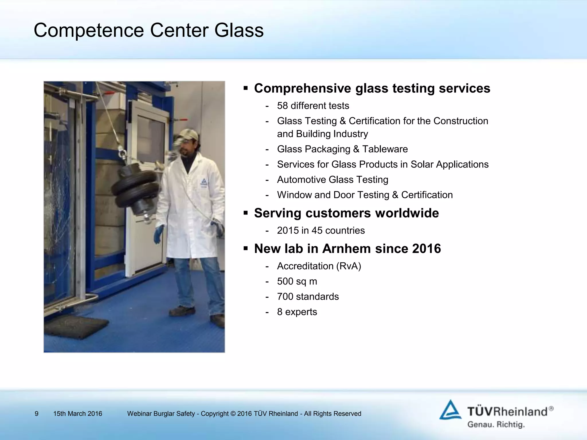 Glass and burglar safety webinar | PPT