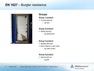 Glass and burglar safety webinar | PPTX