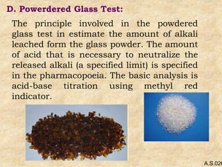 Glass and it's importance in pharmacy | PPT