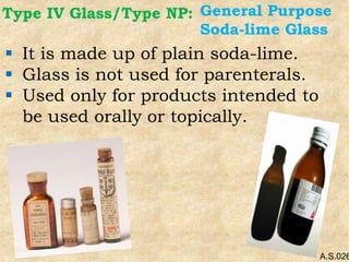 Glass and it's importance in pharmacy | PPT