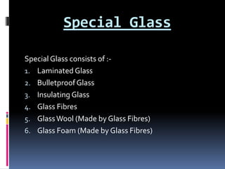Glass | PPTX