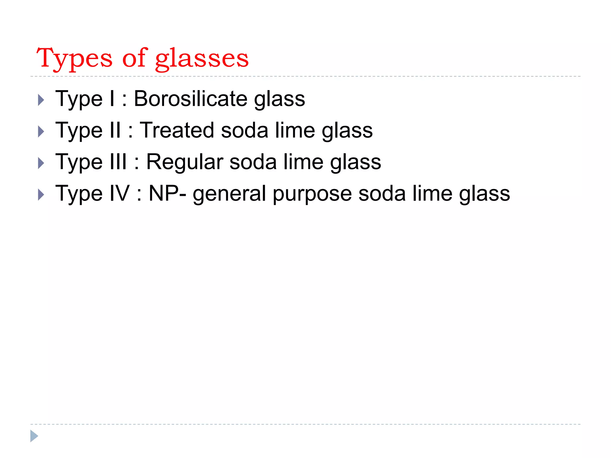 Glass as a packaging material | PPTX