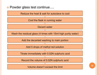 Glass Test