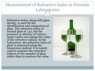 Glass as physical evidence | PPT