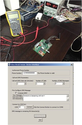 Glass break sensor device preview image | PDF