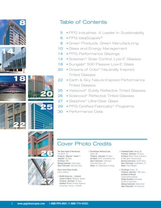 PPG Glass Catalog | PDF