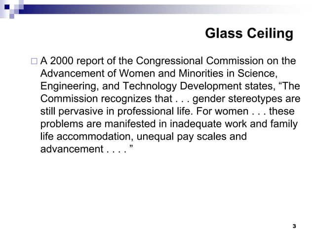 IT Glass Ceiling | PPTX