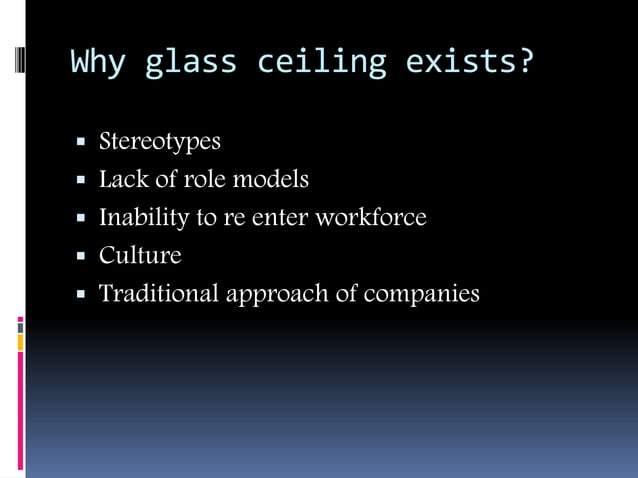 Glass ceiling | PPT