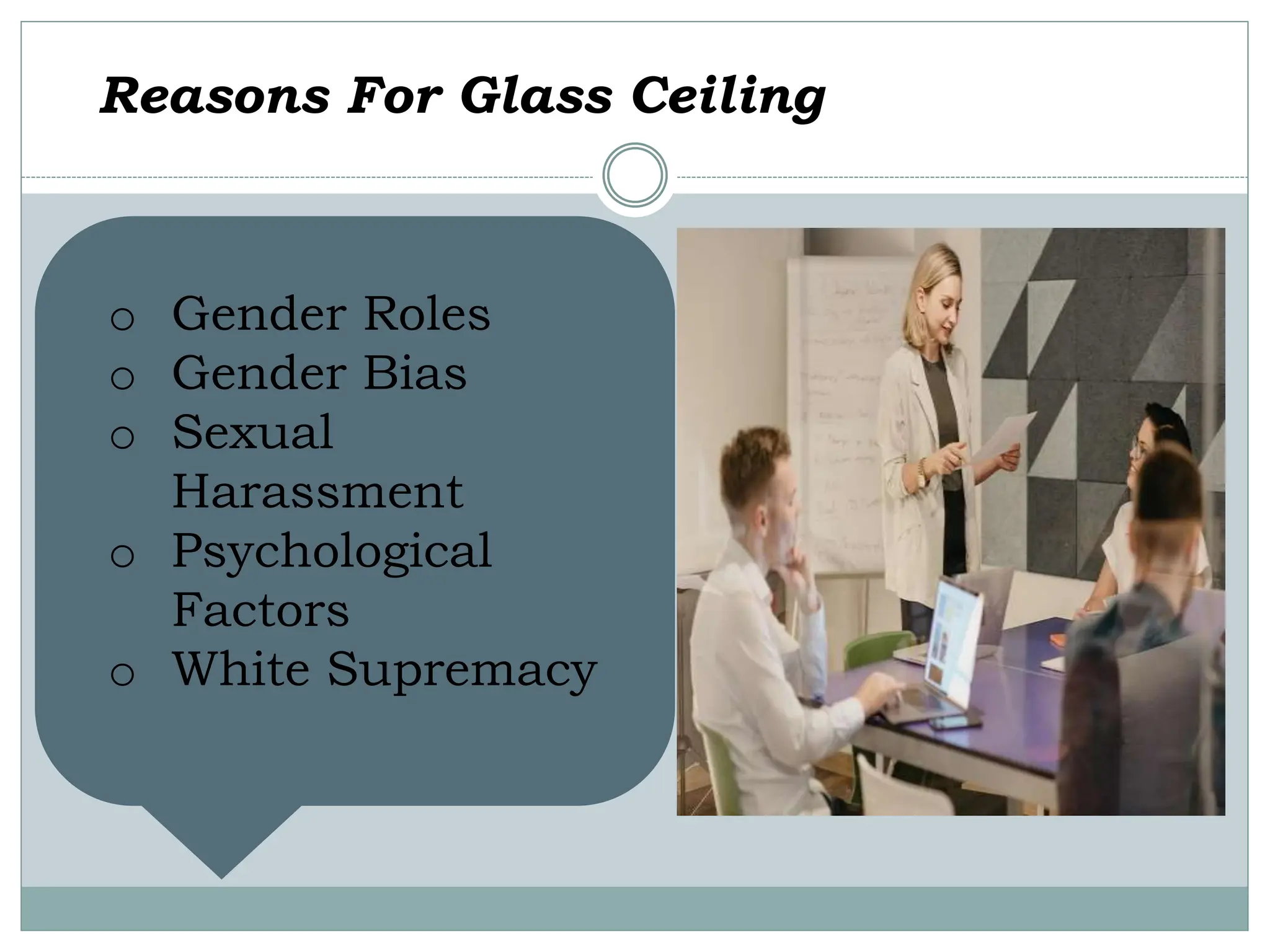 Presentation on Glass Ceiling (Human Resource Topic) | PPTX