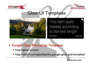 The Glass Class Lecture 4: Concept Design Tools | PPT