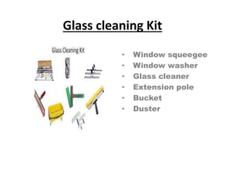 Glass cleaning ppt | PPT