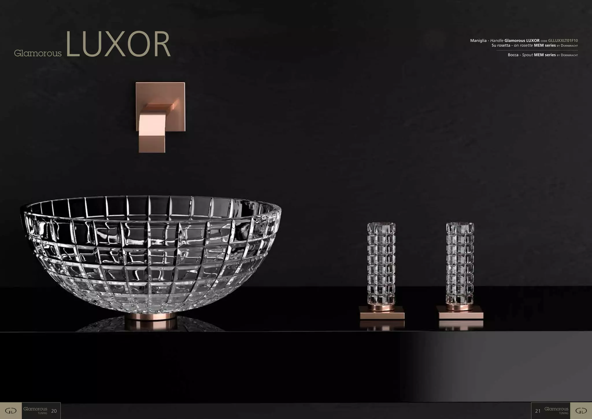 Glass design glamorous tuning mixers handles | PDF