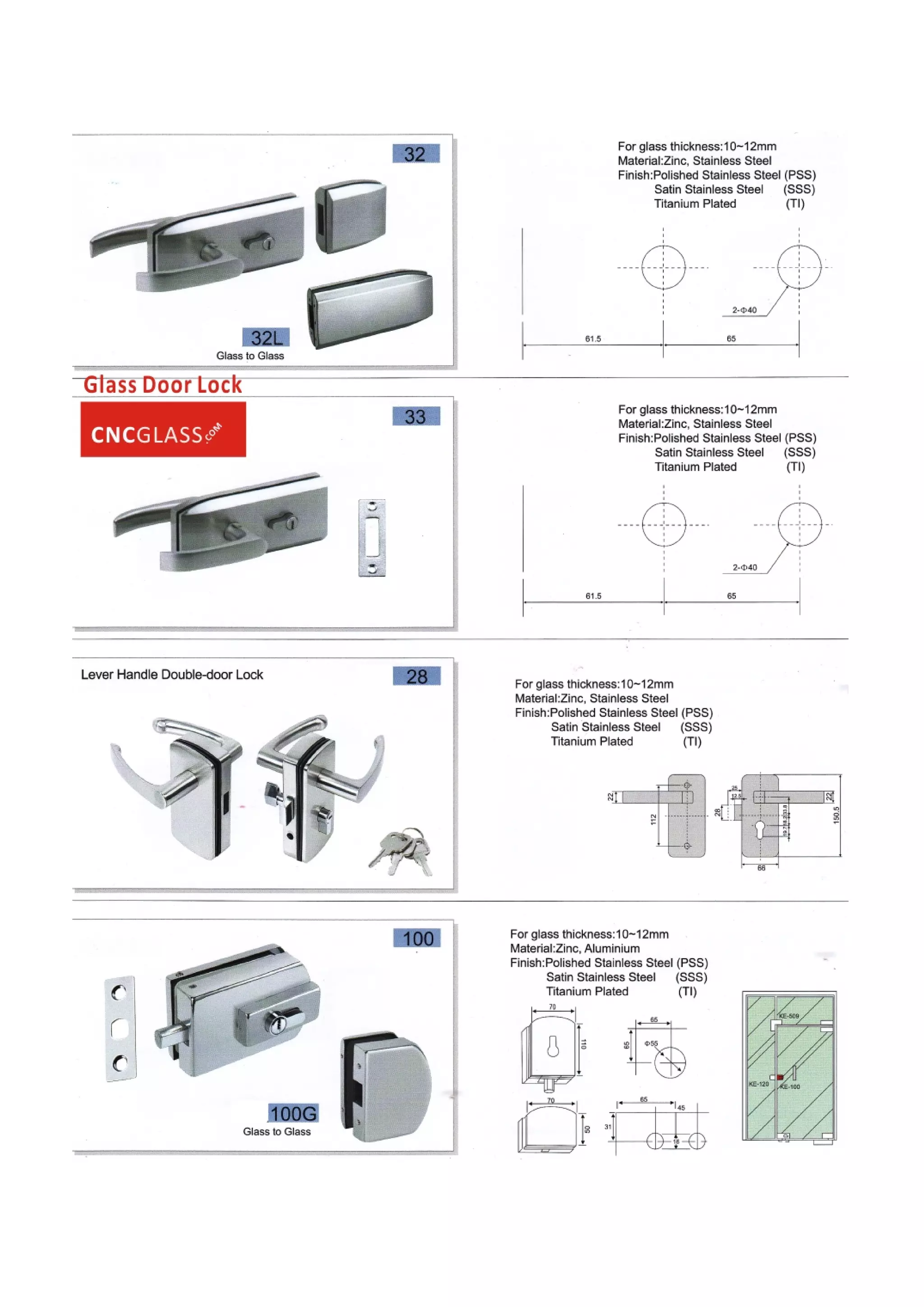 Glass door lock glass hardware | PDF