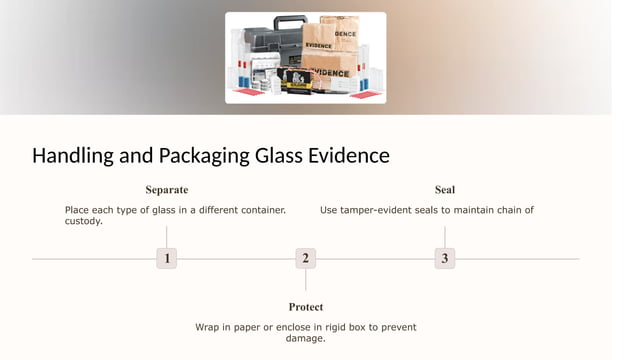 Glass Evidence- Importance and Examination.pptx | Chemistry | Science