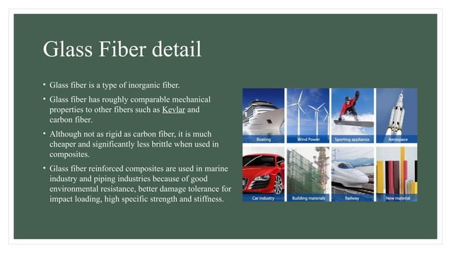 GLASS FIBER TEXTILE SCIENCE MINERAL FIBER | PPT