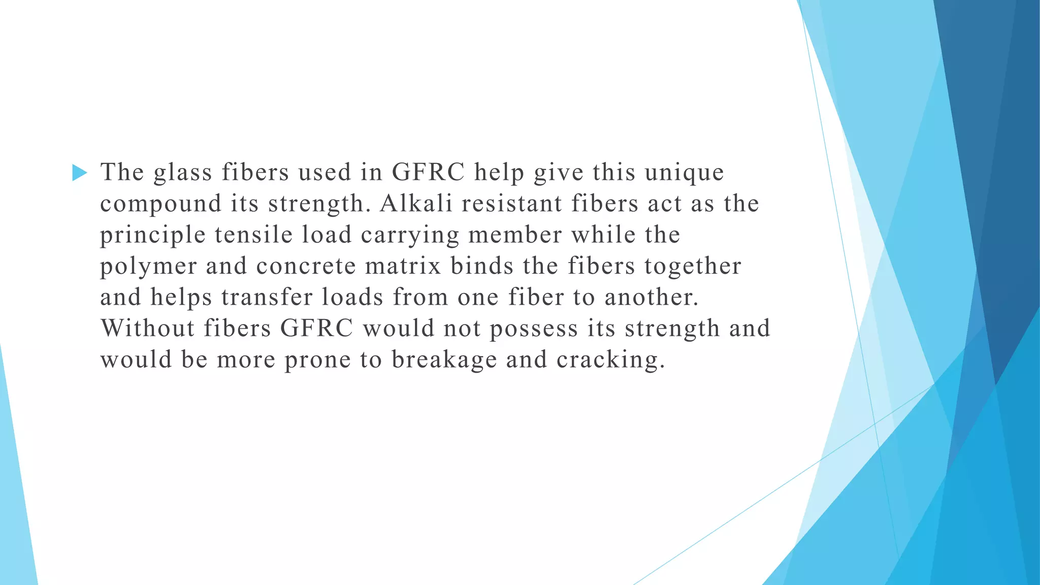 Glass fiber reinforced concrete | PPTX